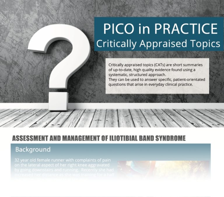 PICO in Practice - National Orthopaedic Division of the Canadian Physiotherapy Association